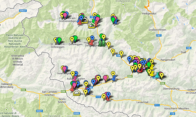 Eine Landkarte voll regionaler "Wissensschätze" | dolomitenstadt